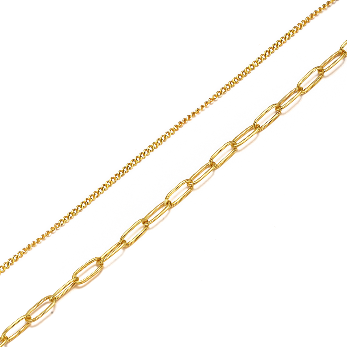 Layered Link Chain Necklace – Victoria London